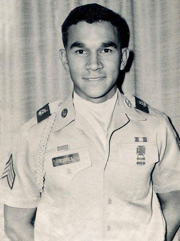 Photos from Marie Torres of her father, Sgt Robert Torres